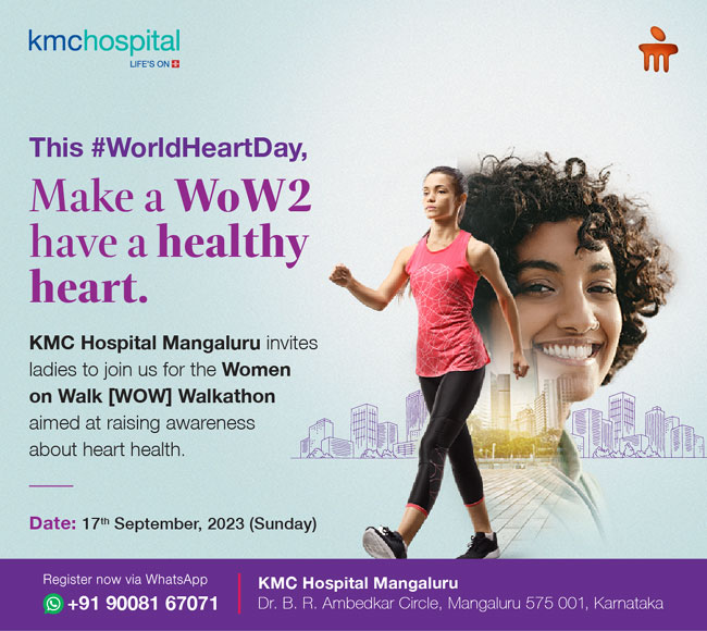 KM Hospital - Walkathon - World Heart Day- daijiworld.com
