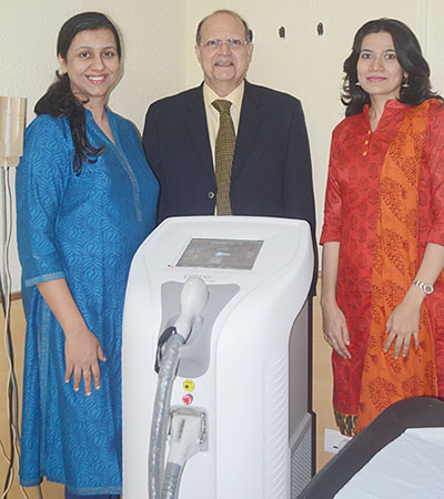 Dr Ganesh Pai inaugurated the new PRIMELASE hair removal laser ...